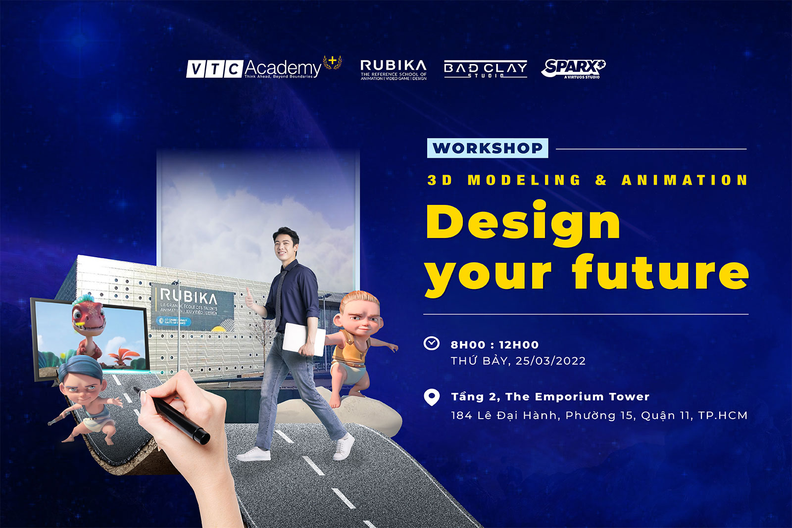 VTC Academy Plus | Workshop Thiết kế 3D và Hoạt hình 3D chủ đề: “Design ...